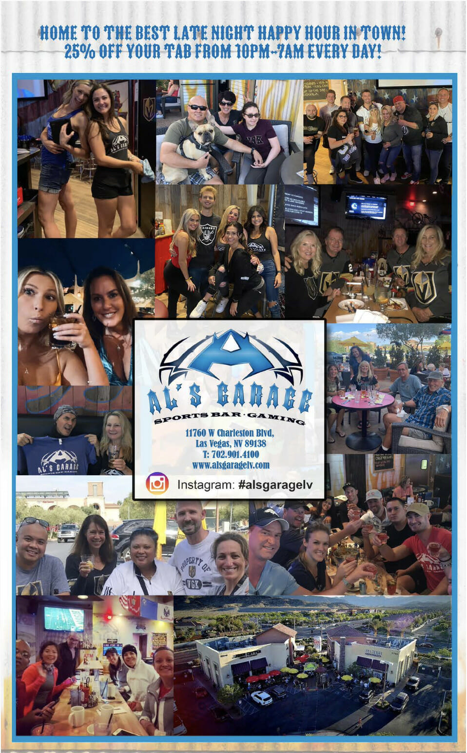 Menu – Al’s Garage